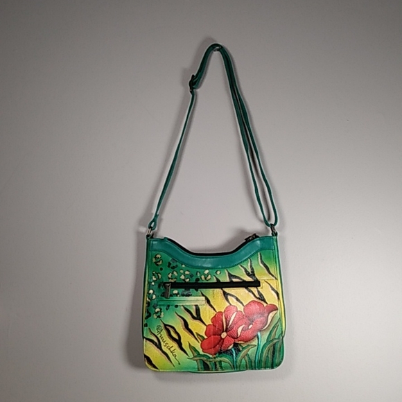 Anuschka | Bags | Anuschka Safari Bloom Crossbody Bag A37 | Poshmark